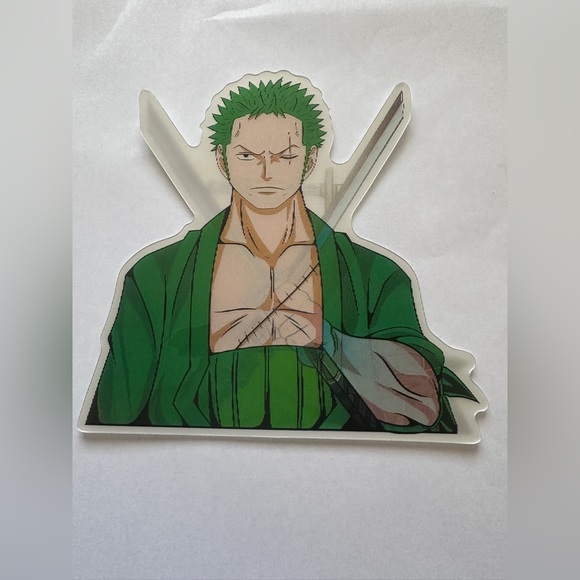 Art | Roronoa Zoro One Piece Anime 3d Lenticular Motion Car Sticker ...